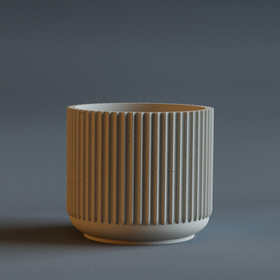 4" Ridge Pot Mold – Modern Craft Labs